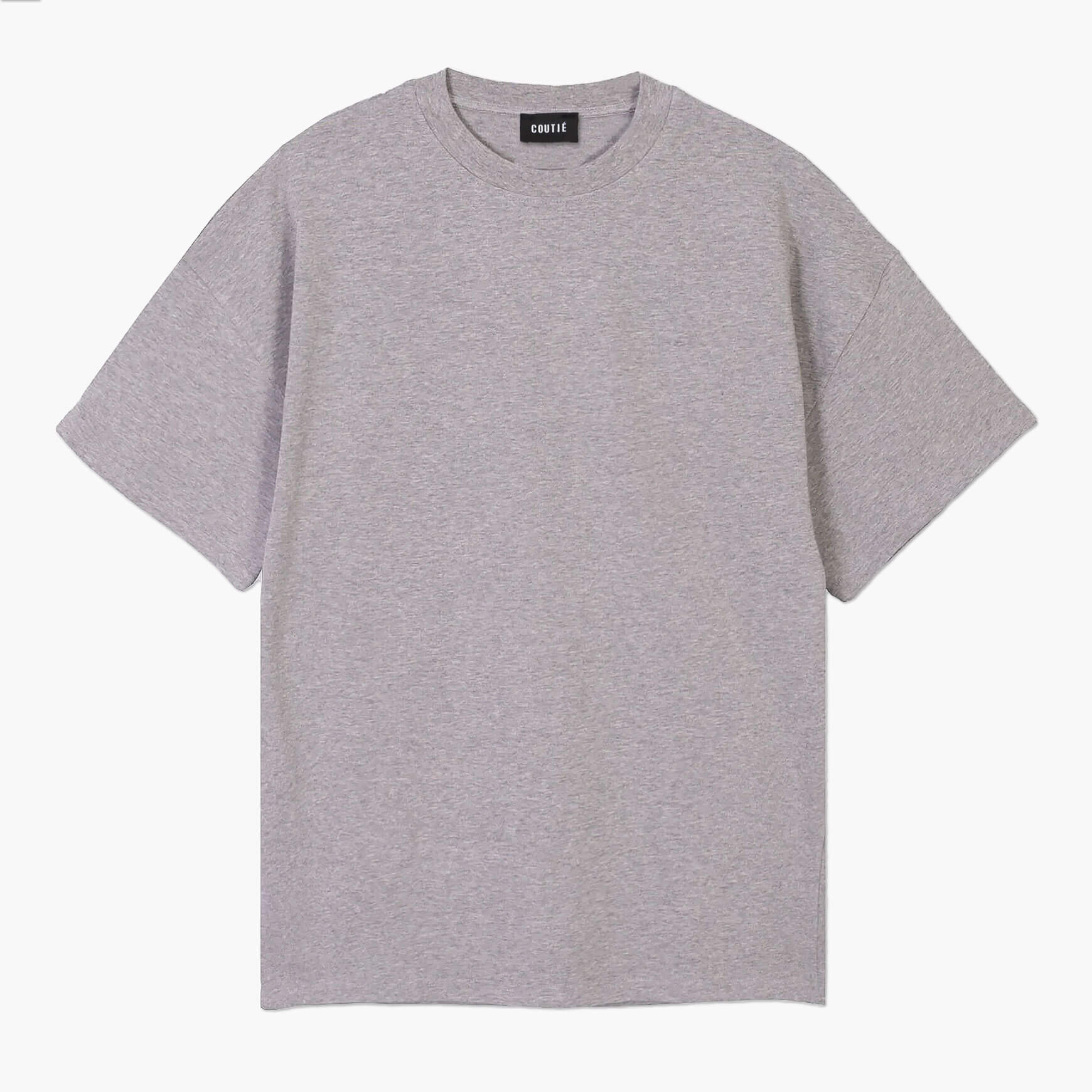 Heavy Oversized Basic T-Shirt Grey