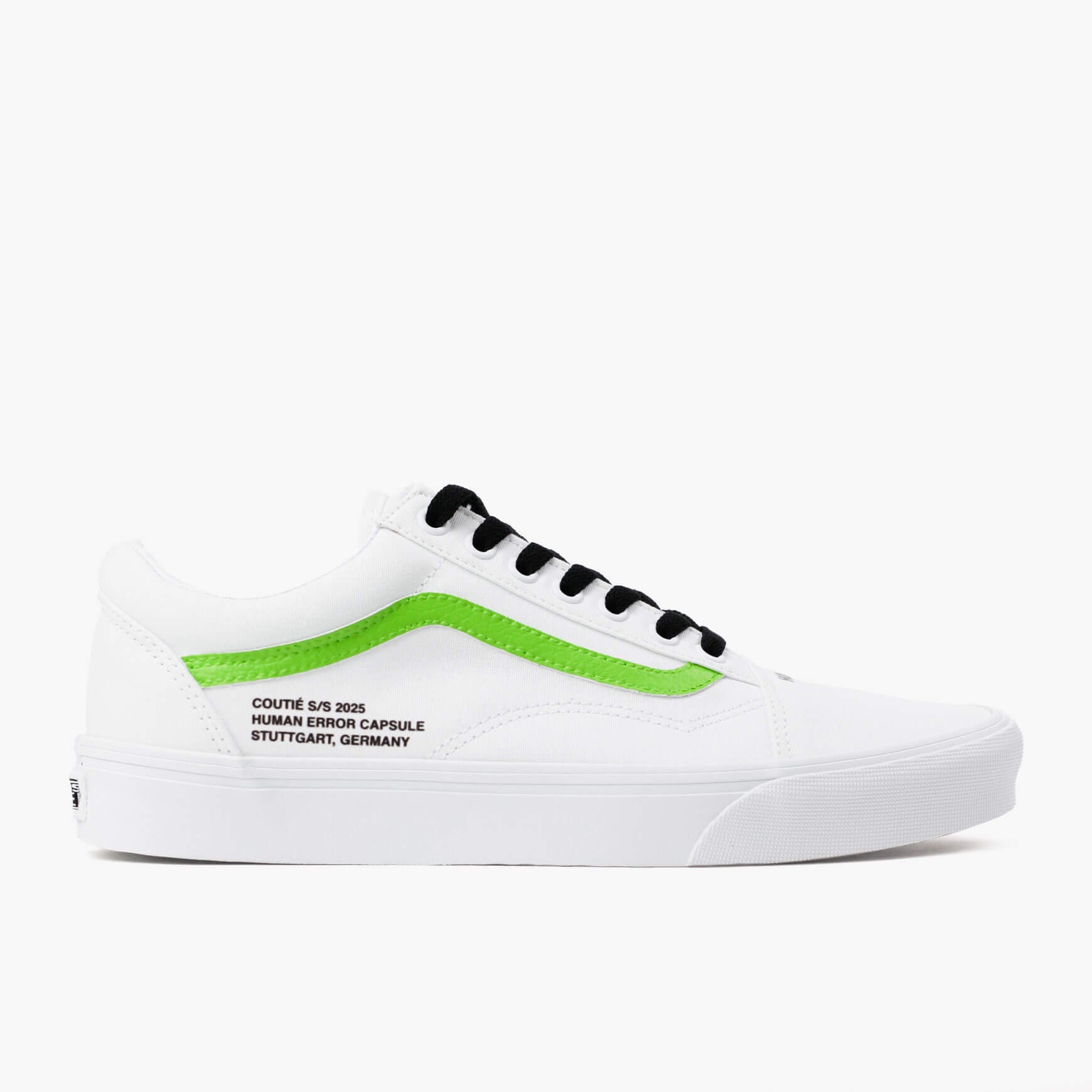 Vans Old Skool "Human Error" Lime Green Custom