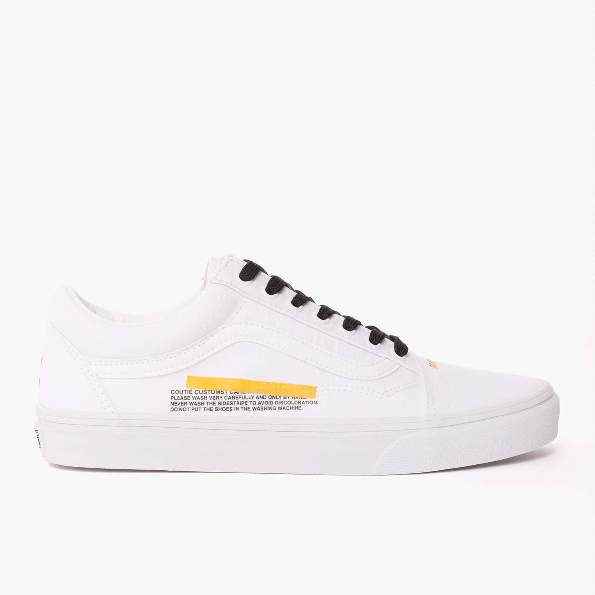Height How Much Do Vans Vans Old Skool "Stripe Logo" White Custom