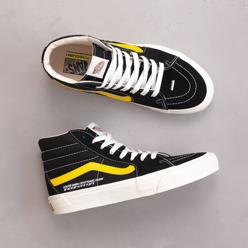Vans SK8-Hi VR3 "Geo Logo" Black Custom | COUTIÉ