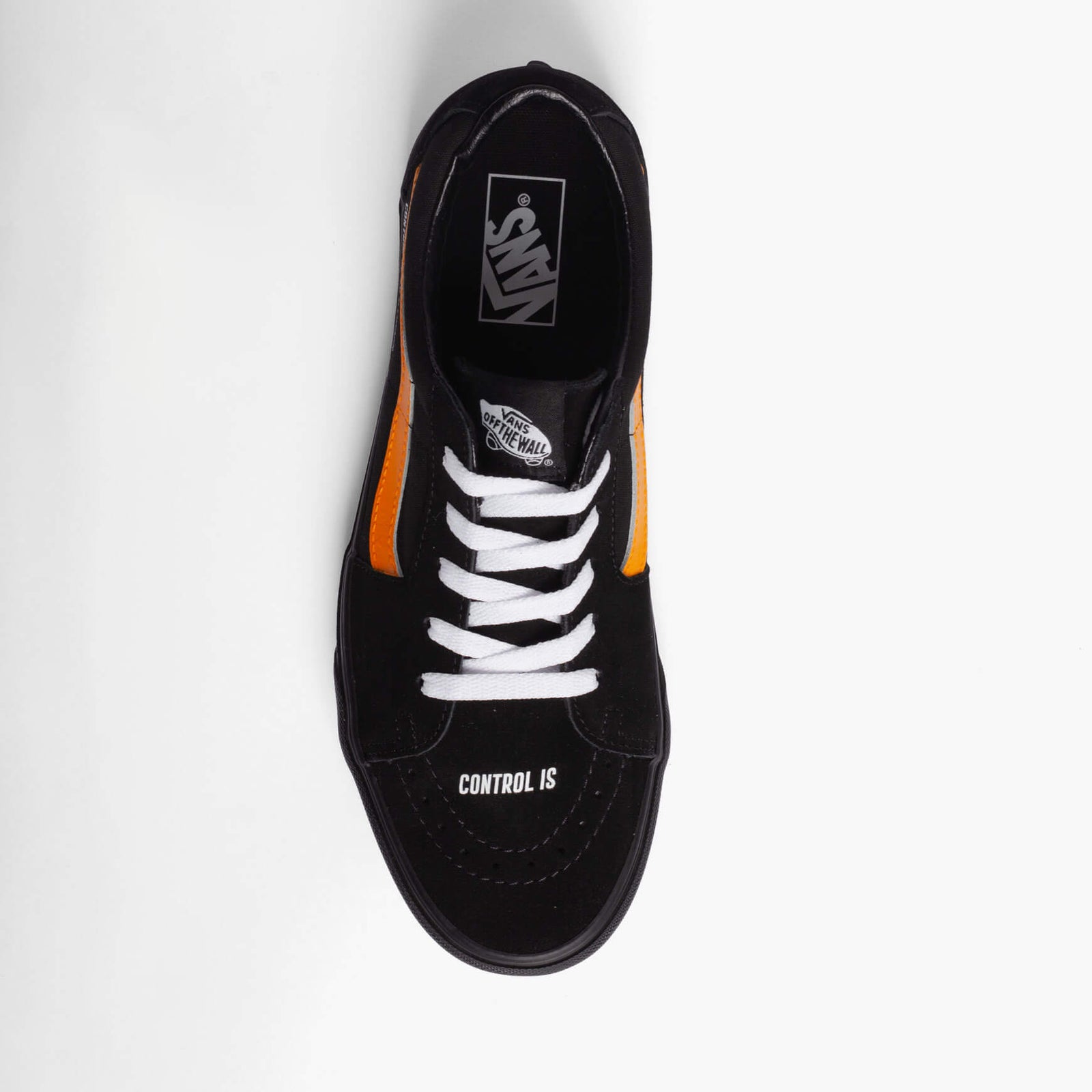 Vans SK8-Low "Control is an Illusion" Black Custom